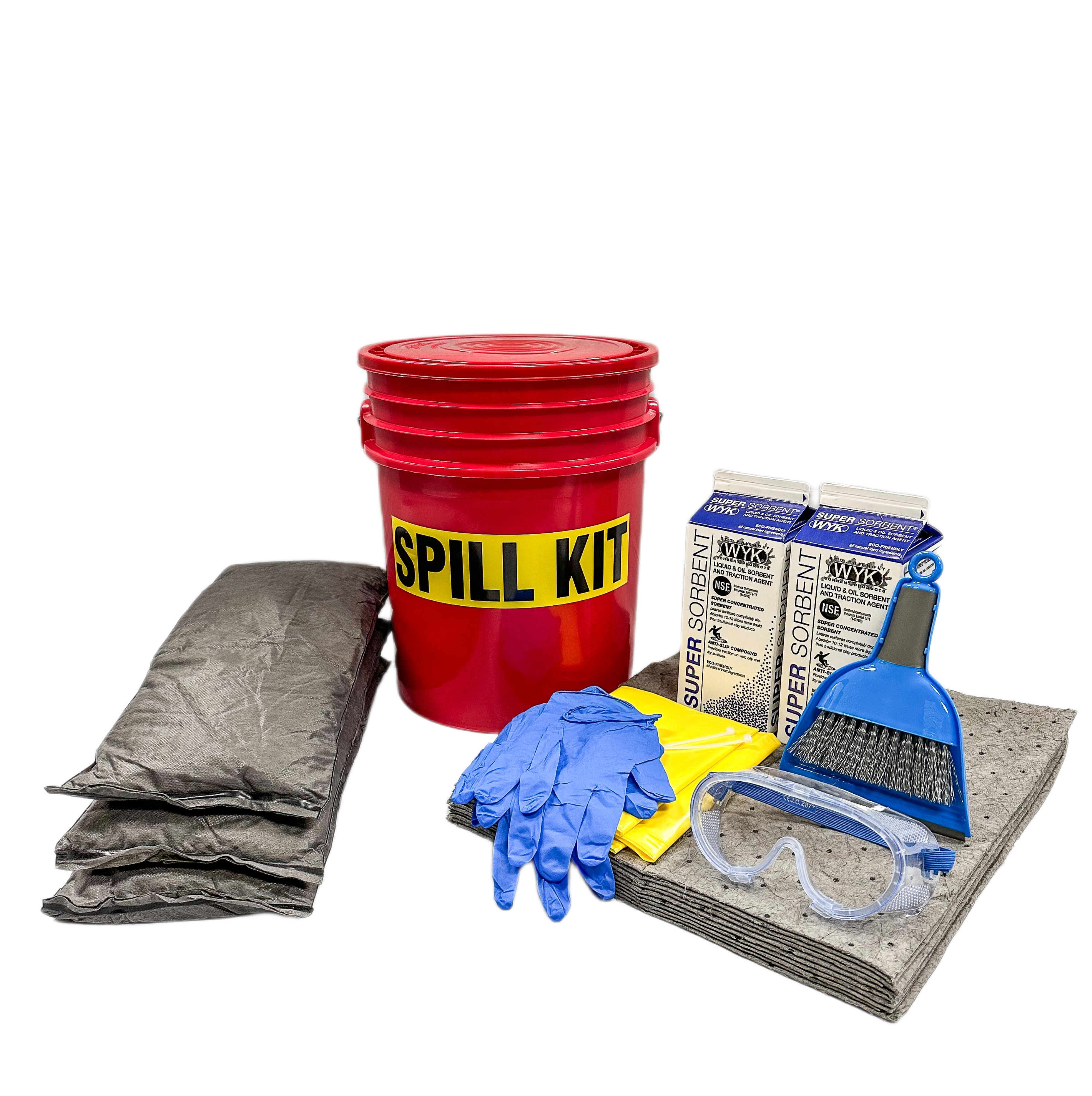 Cleanup Stuff® Universal Bucket Spill Kit With Granular Absorbent