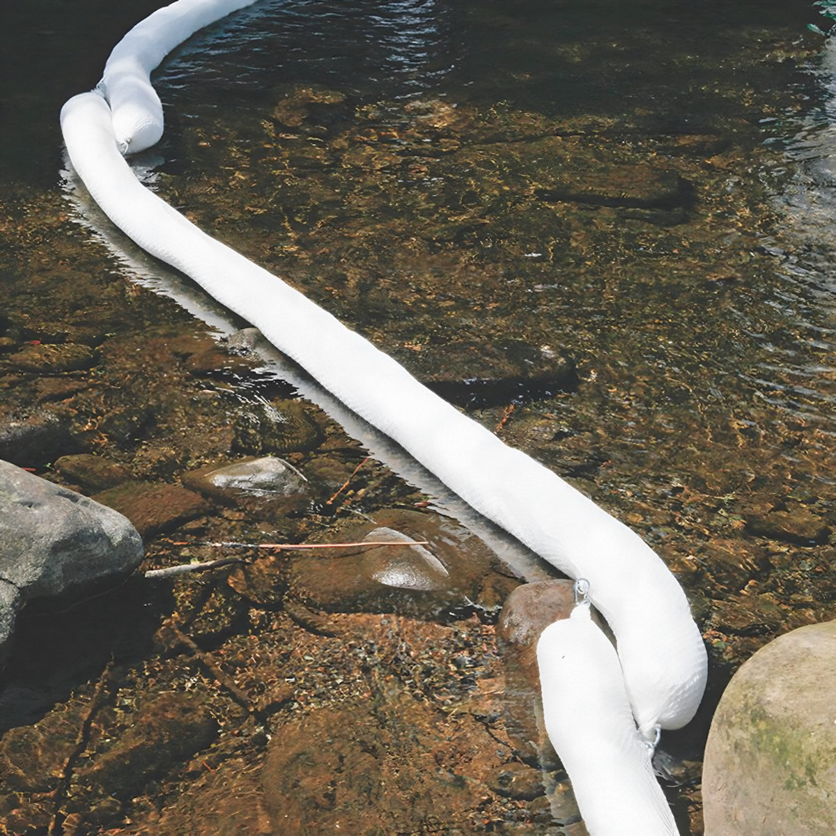 Oil Booms – Heavy‑Duty 8"x20' Oil Absorbent Boom | CleanupStuff