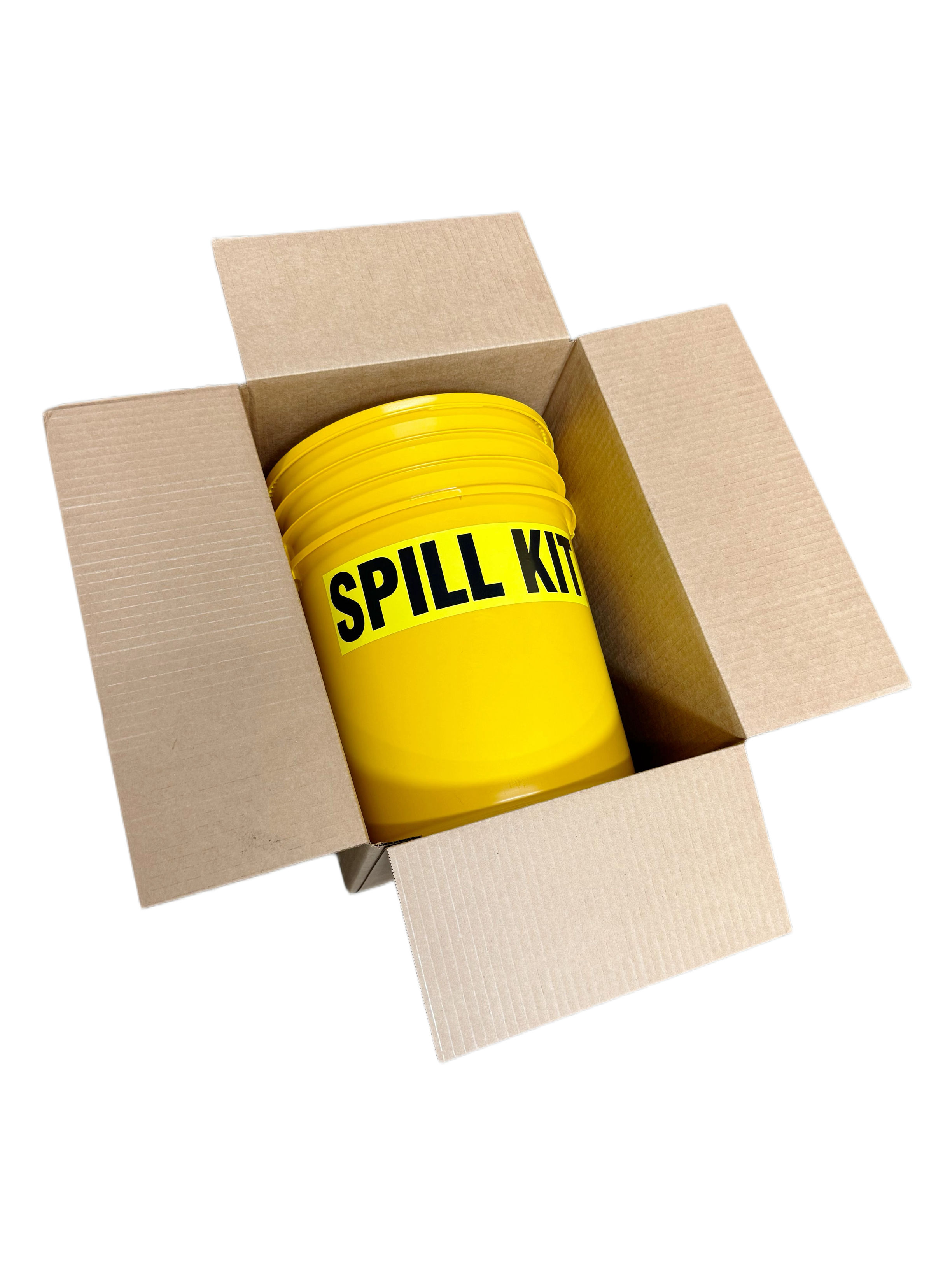 Cleanup Stuff® Original Universal Spill Kit Bucket - Yellow