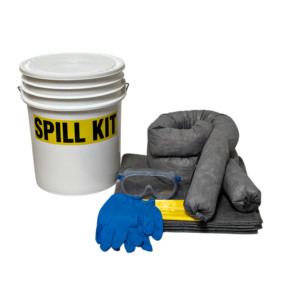 Cleanup Stuff® Original Universal Spill Kit Bucket - Yellow